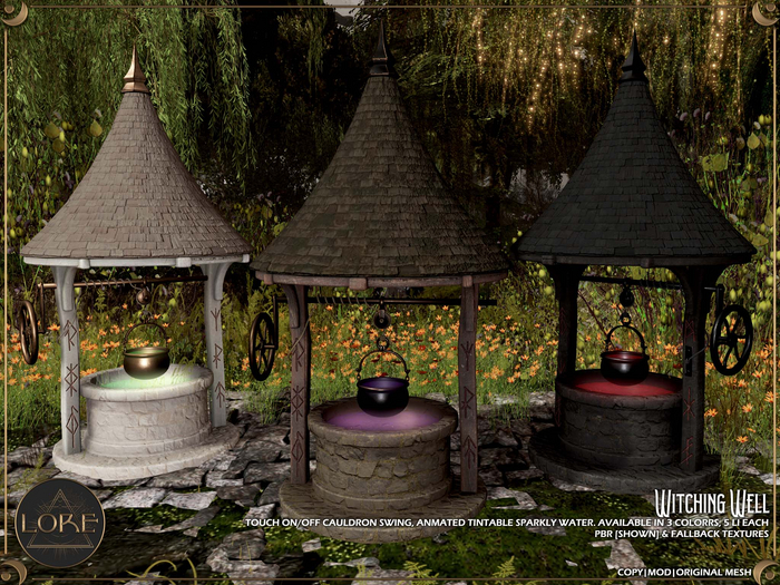 Second Life Marketplace - LORE Witching Well [Fatpack]